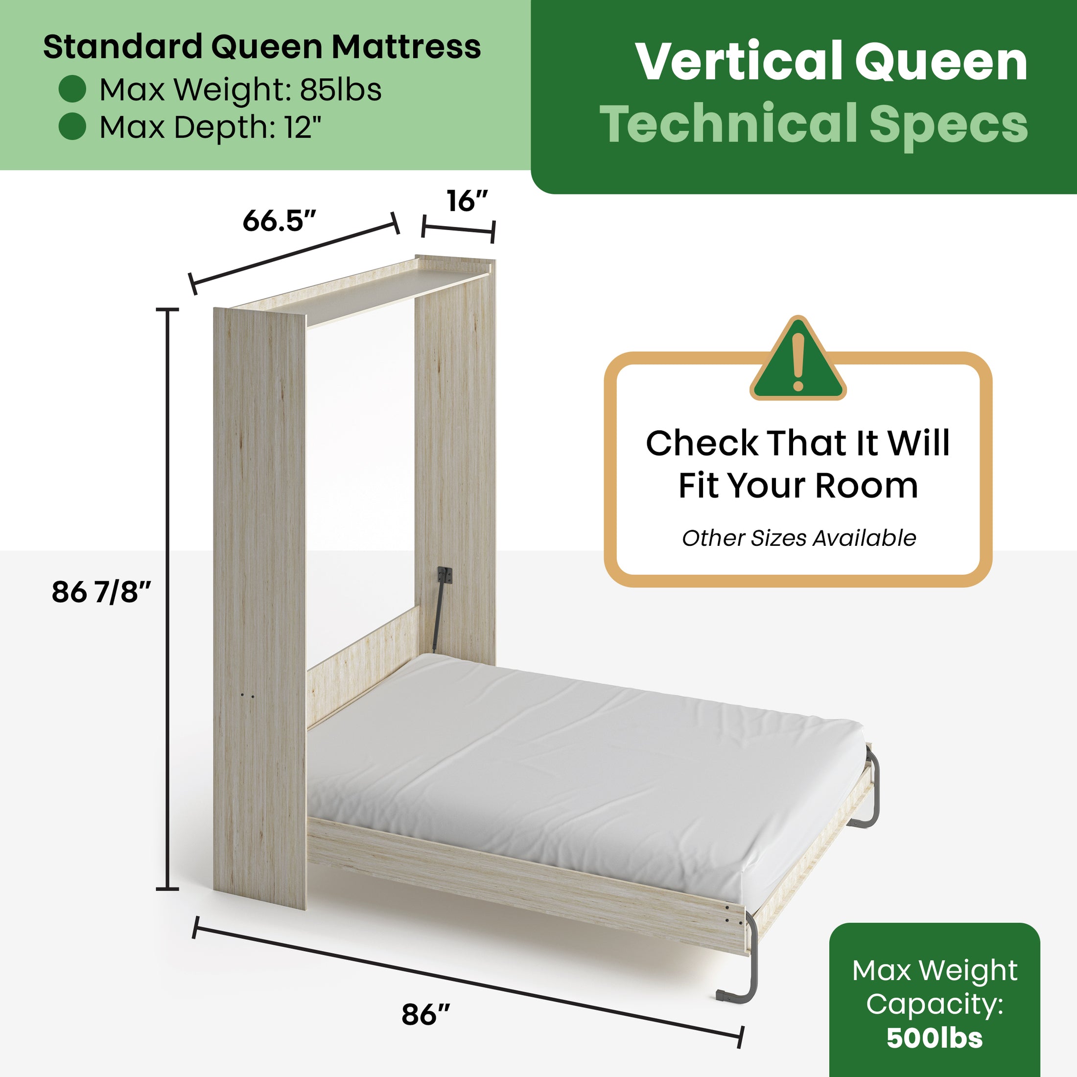 DIY Murphy Bed Hardware Kits With Piston Lifts | Build a Wall Bed ...